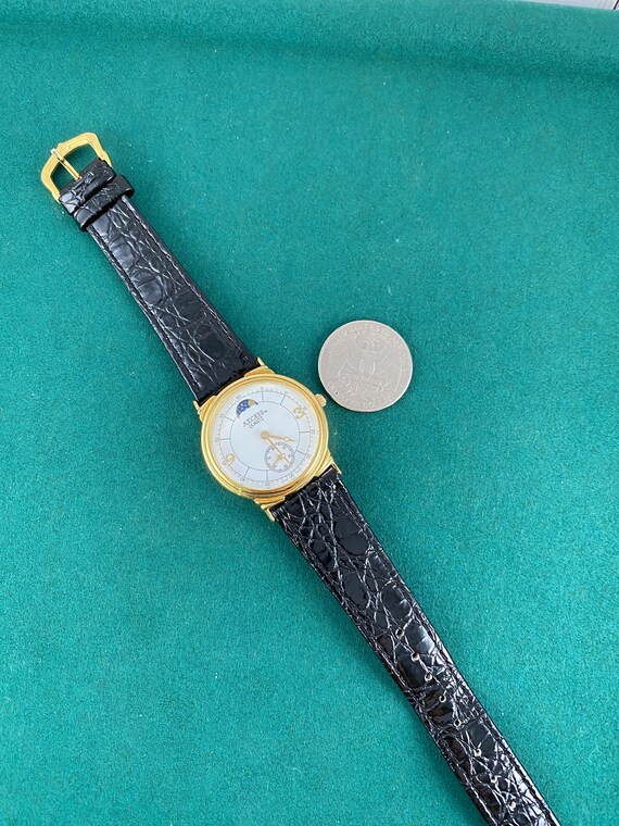 Vintage French Axcess Gold Tone and Stainless Steel M… - Gem