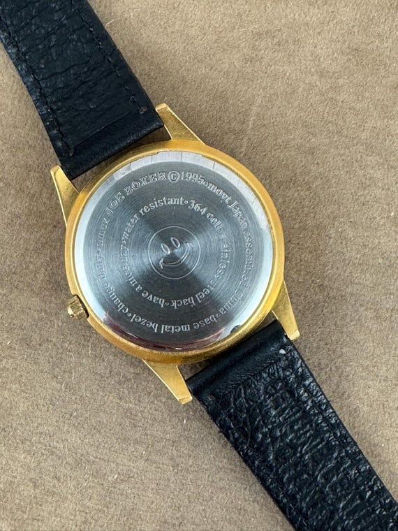 Vintage Rare 1995 Smiling Joe Boxer Moon Phase Gold T… - Gem