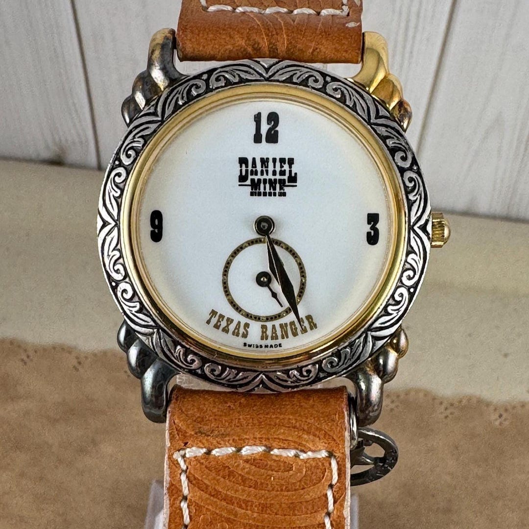 Vintage Daniel Mink Original Texas Ranger Wild West Cowboy Watch - Etsy