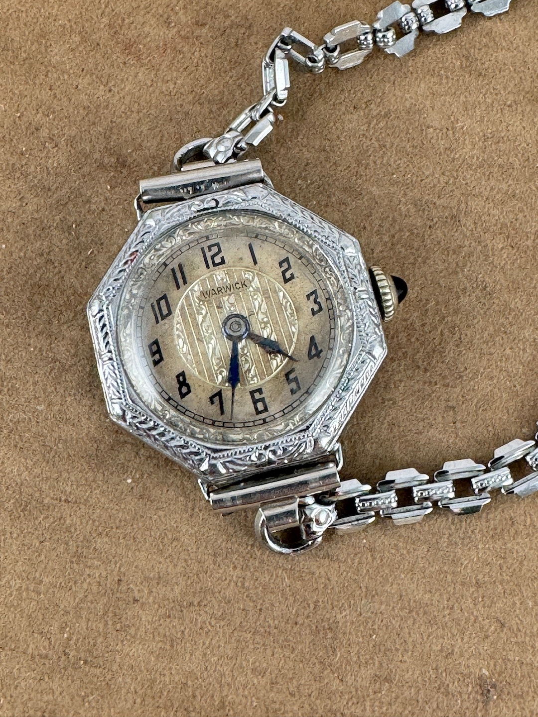 Antique Nice Antique 1920s Art Deco Ladies Warwick Brand Watch, 20K ...