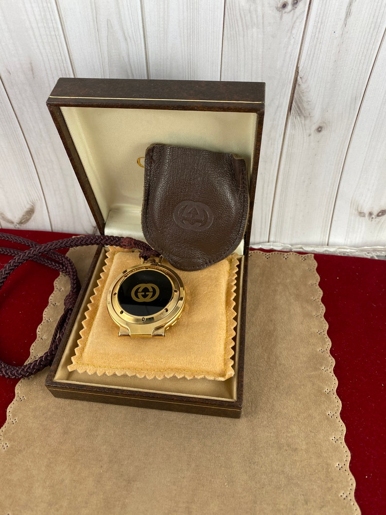 Authentic Vintage Gucci World Time Alarm Clock 18K 10 Micron - Etsy