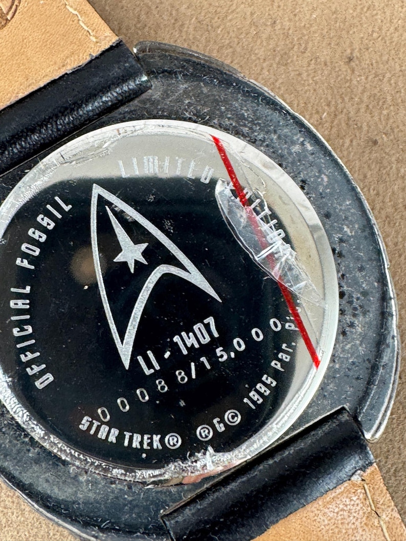 Vintage Star Trek U.S.S. Enterprise Watch, Limited Edition, 1995 - Etsy