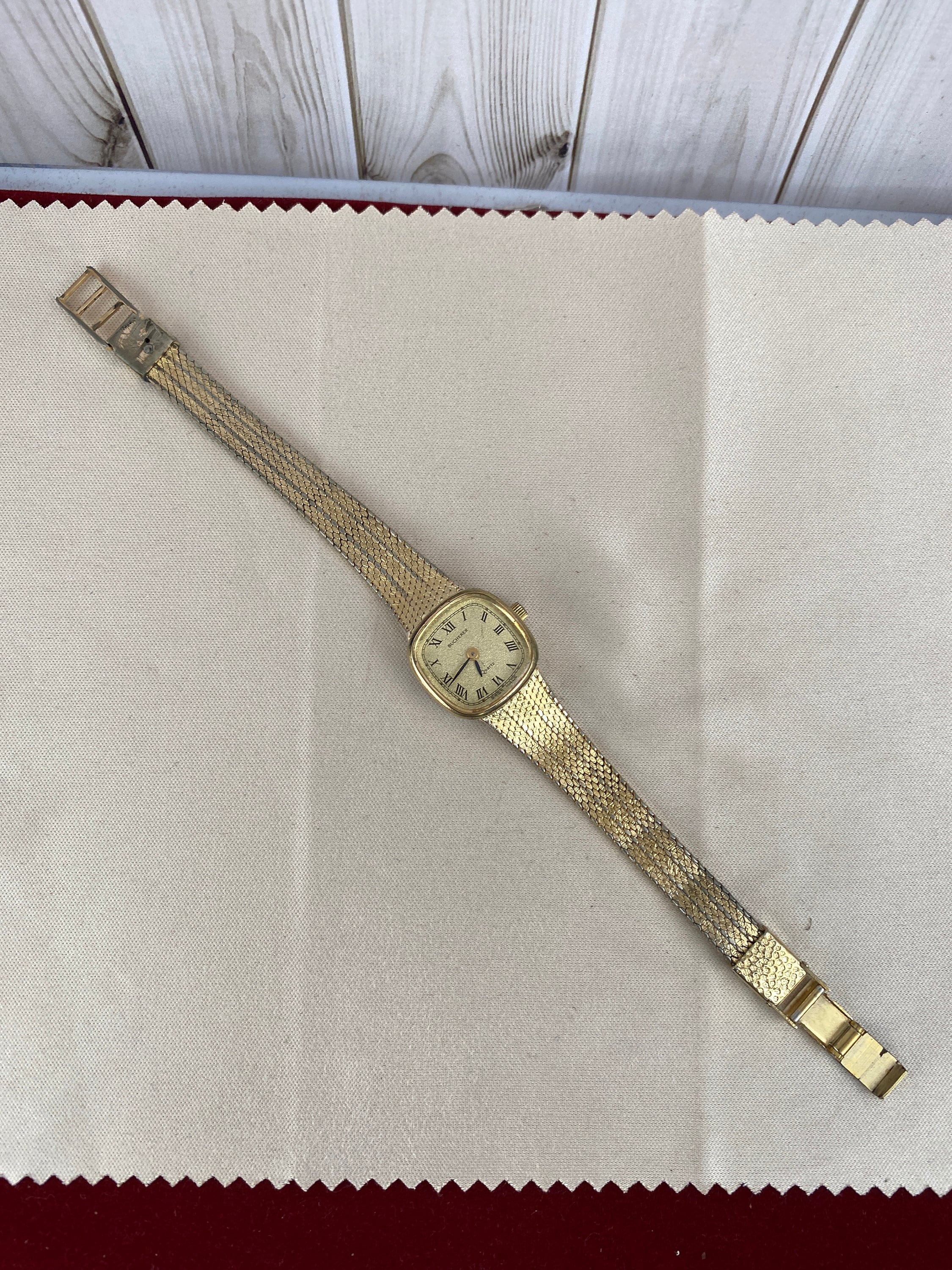 Vintage 1970's Bucherer Ladies Wrist Watch 18 Karat 10 - Etsy