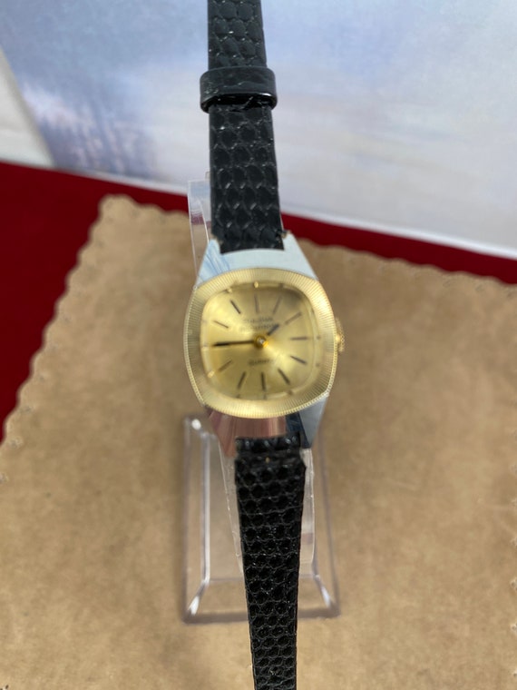 Vintage Bulova Accutron Watch N7: Champagne Dial, Bla… - Gem