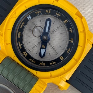 Vintage Rare Casio Pathfinder MW-43 Watch, Army Green and Yellow - Etsy