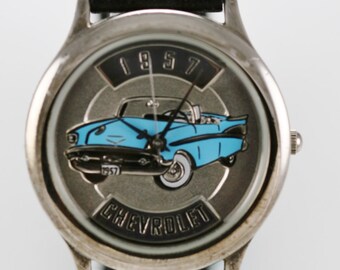 Vintage Relic fossil 1957 Chevrolet Belair Convertible Watch - Etsy