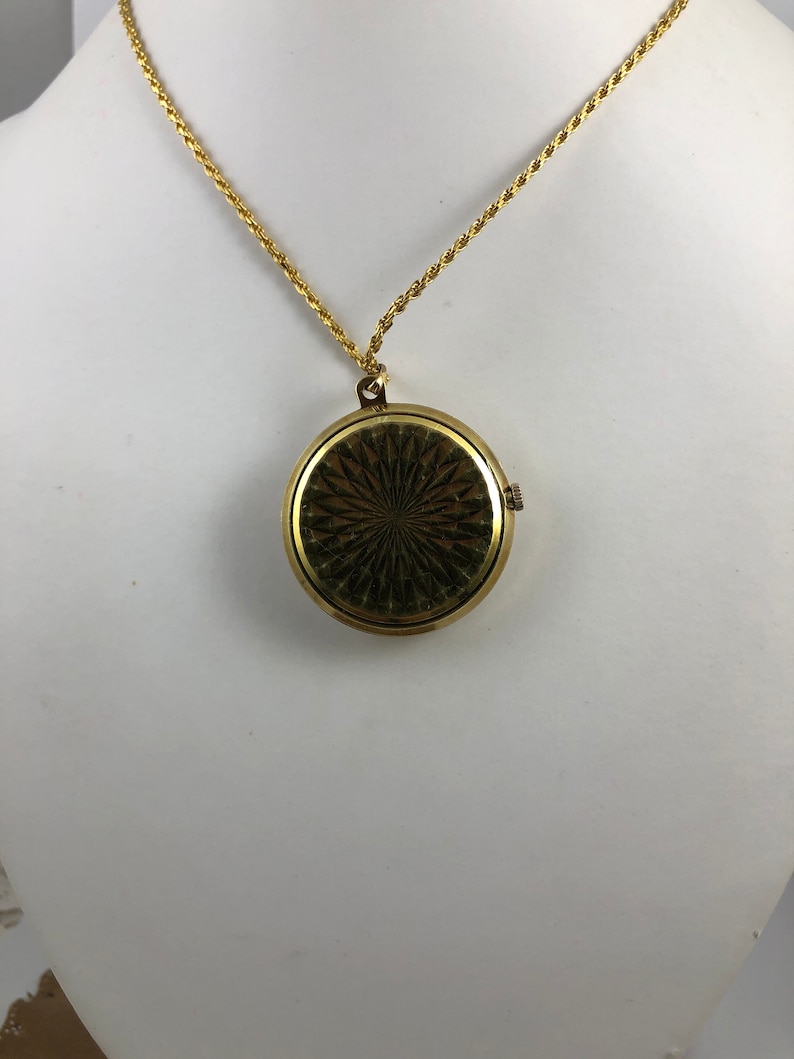 Vintage Bulova Pendant Watch 1 1/4 Inch Tall Square Face on | Etsy