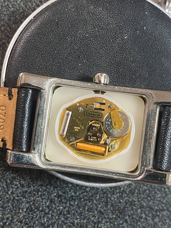 Vintage Coach with 5 Jewel Swiss Ronda Movement. Art … - Gem