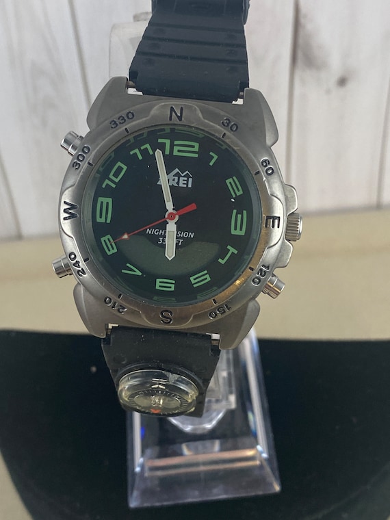 Vintage REI Sports Watch Night Vision Water Resistant… - Gem