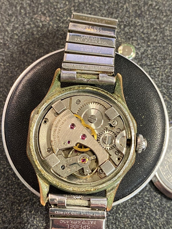 Vintage Hallmark 17 Jewels Silver Tone Watch Expansio… - Gem