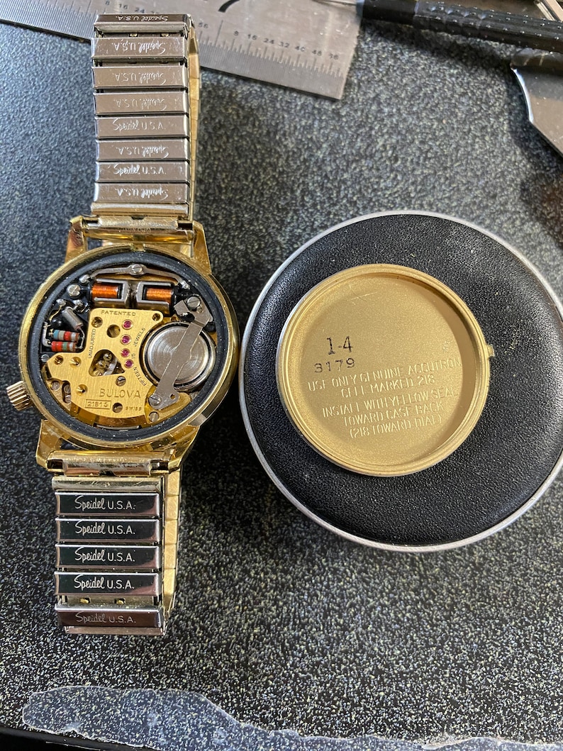 Vintage Bulova Accutron Day Date Watch: 10K Gold Filled, Serviced - Etsy