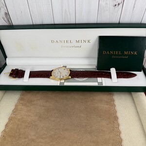 Stunning Daniel Mink Designer Swiss Made Watch. Extremely Thin 6.5MM ...