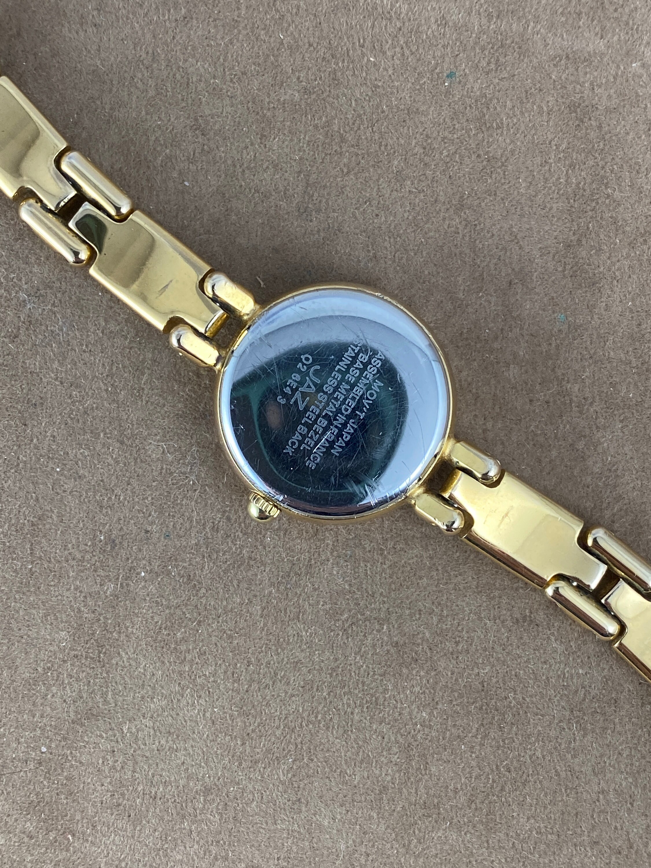 Vintage Jaz Paris Gold Plated Watch: French Designer Link Bracelet - Etsy