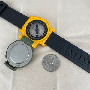 Vintage Rare Casio Pathfinder MW-43 Watch, Army Green and Yellow - Etsy