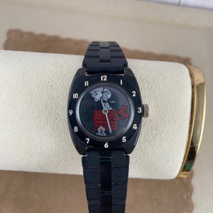 Vintage Snoopy Flying Ace Watch: 1965 Peanuts, Rotating Biplane - Etsy