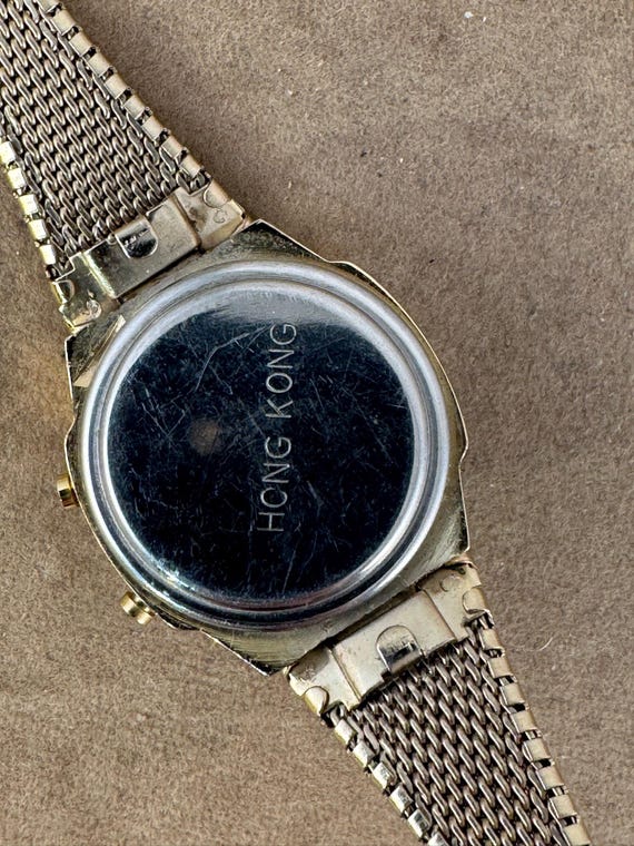 Microsonic LCD watch from the 1970's in 10K Rolled Go… - Gem