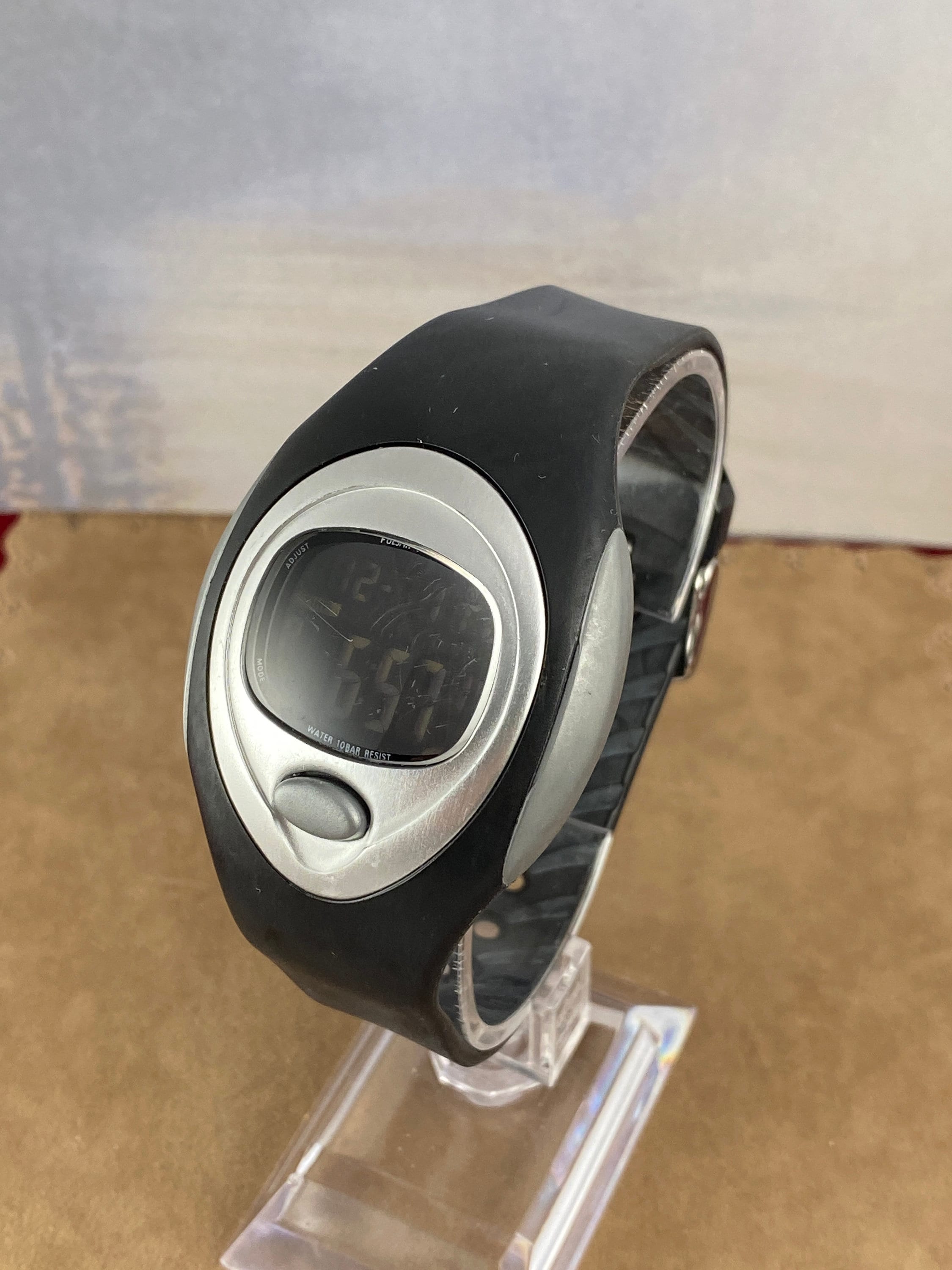 Vintage Pulsar Spoon Watch Black and Silver New Battery Runs - Etsy