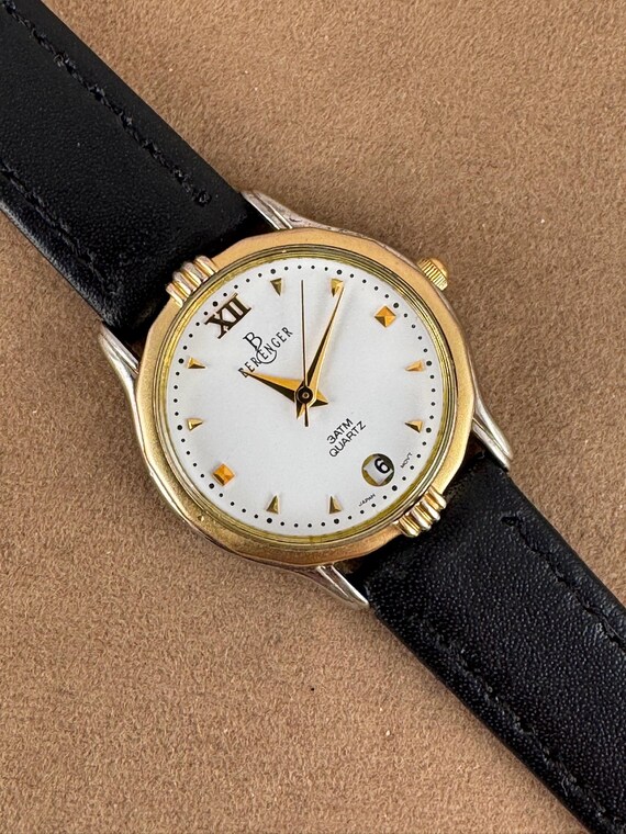 Vintage Berenger Gold Plated Watch: Stainless Steel, … - Gem
