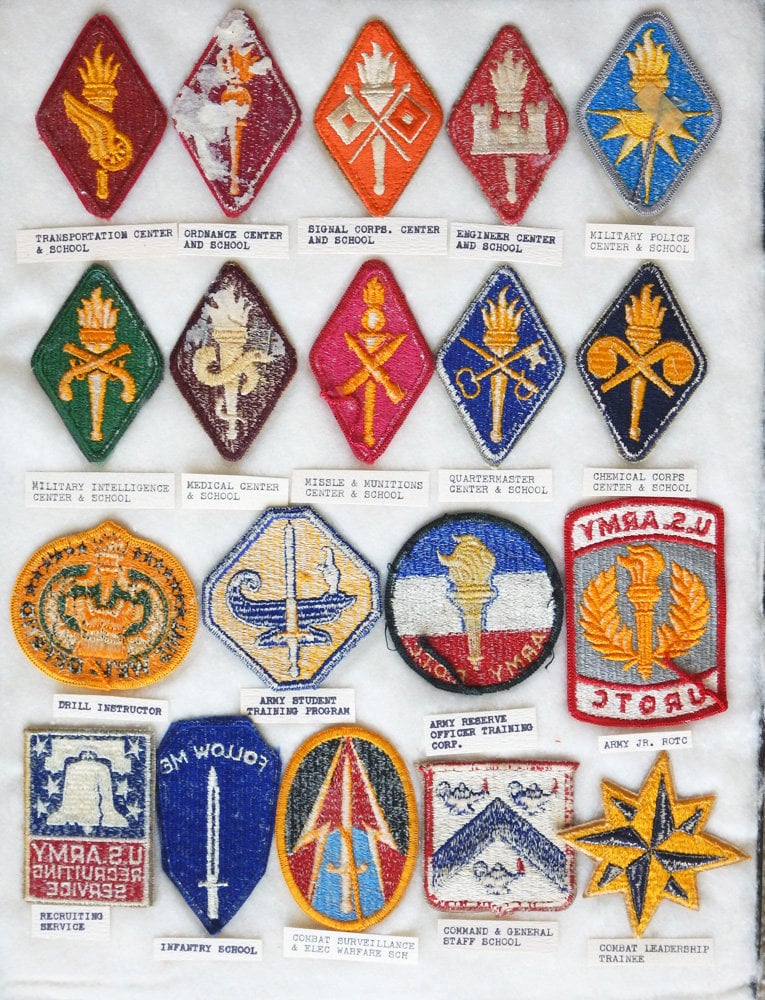 19 Different Embroidered US Army School & Command Patches No | Etsy