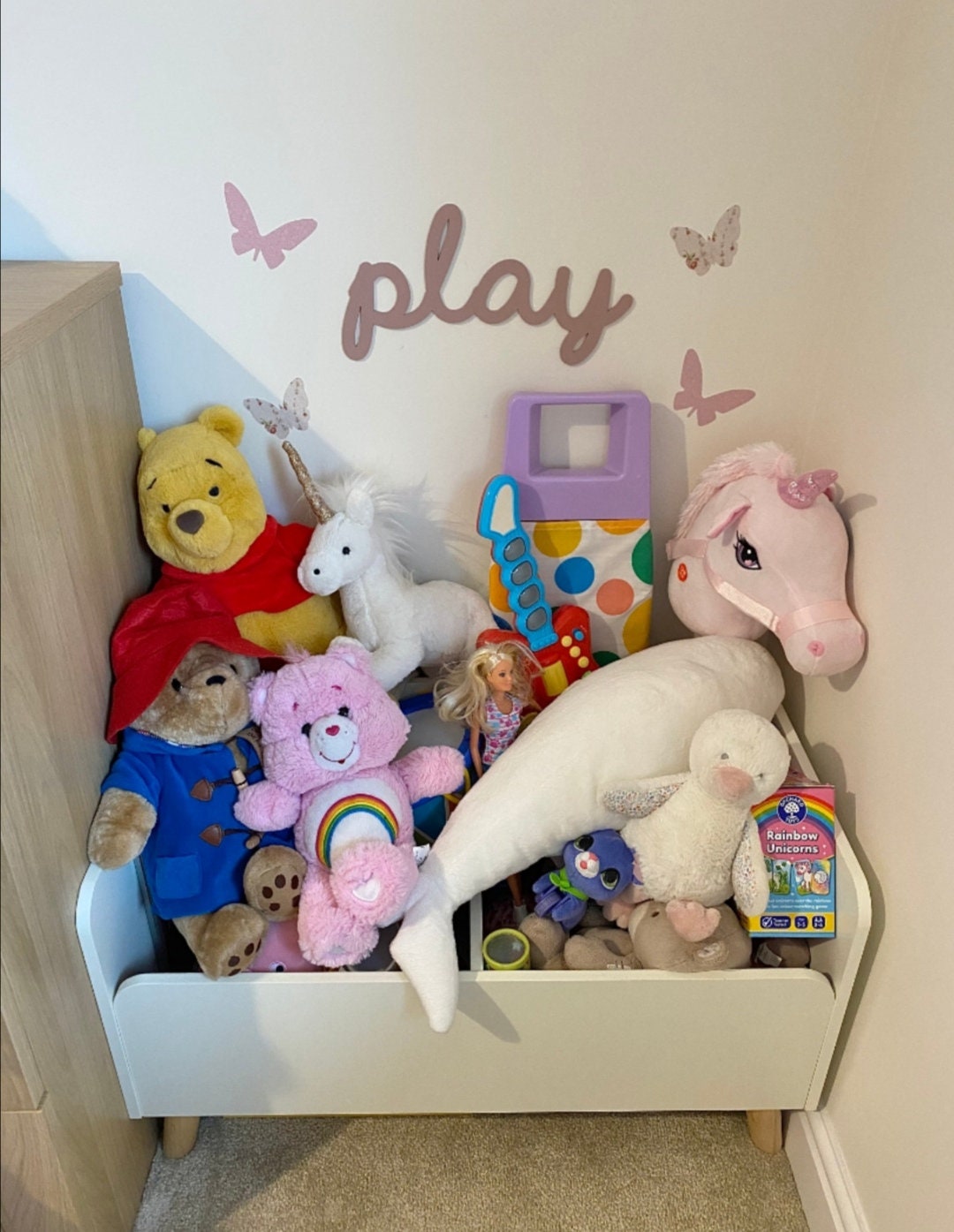 40CM Read / Play Wooden Sign / Any Colour / Nursery Wall Decor | Etsy