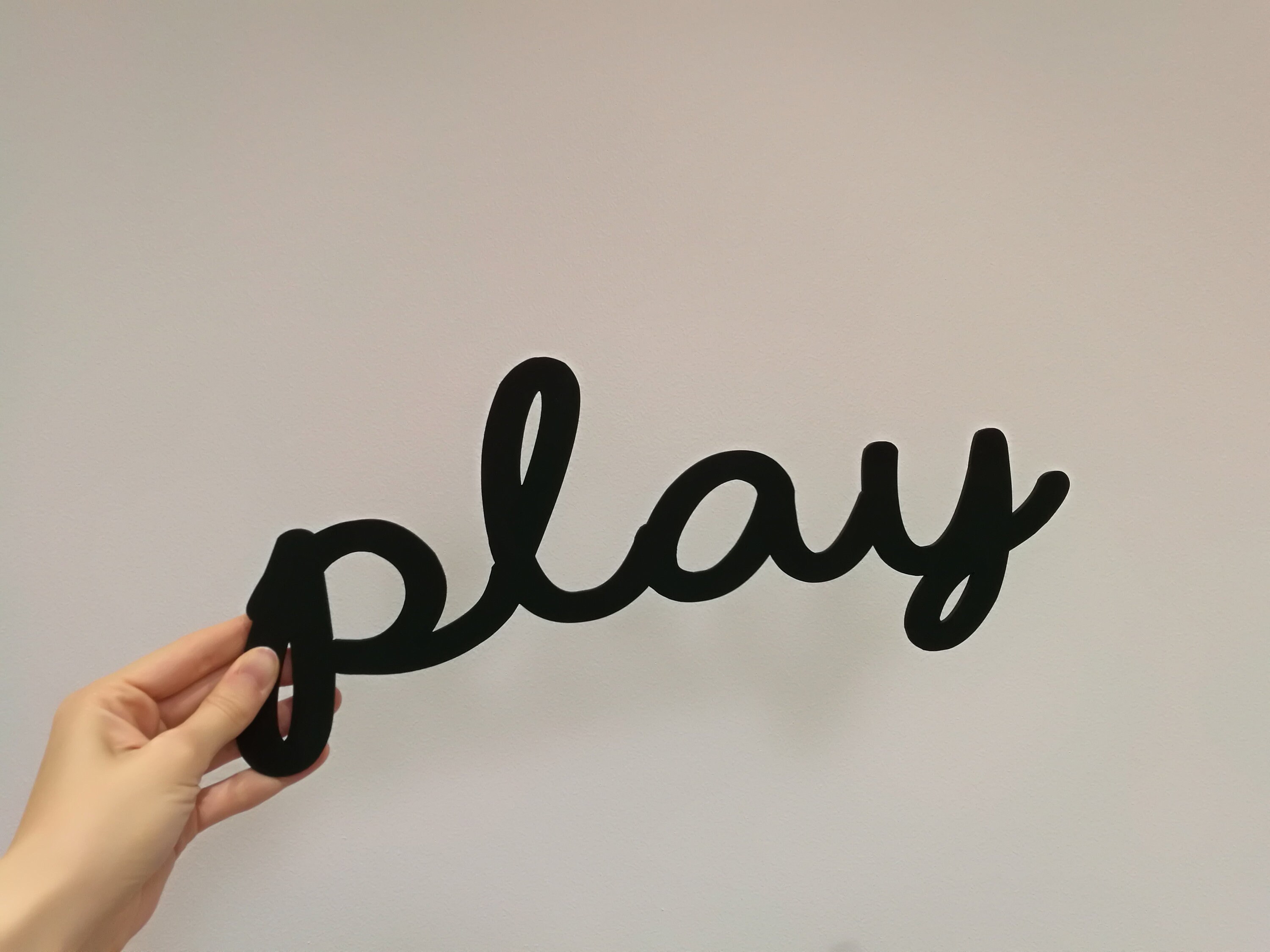 40CM Read / Play Wooden Sign / Any Colour / Nursery Wall Decor | Etsy