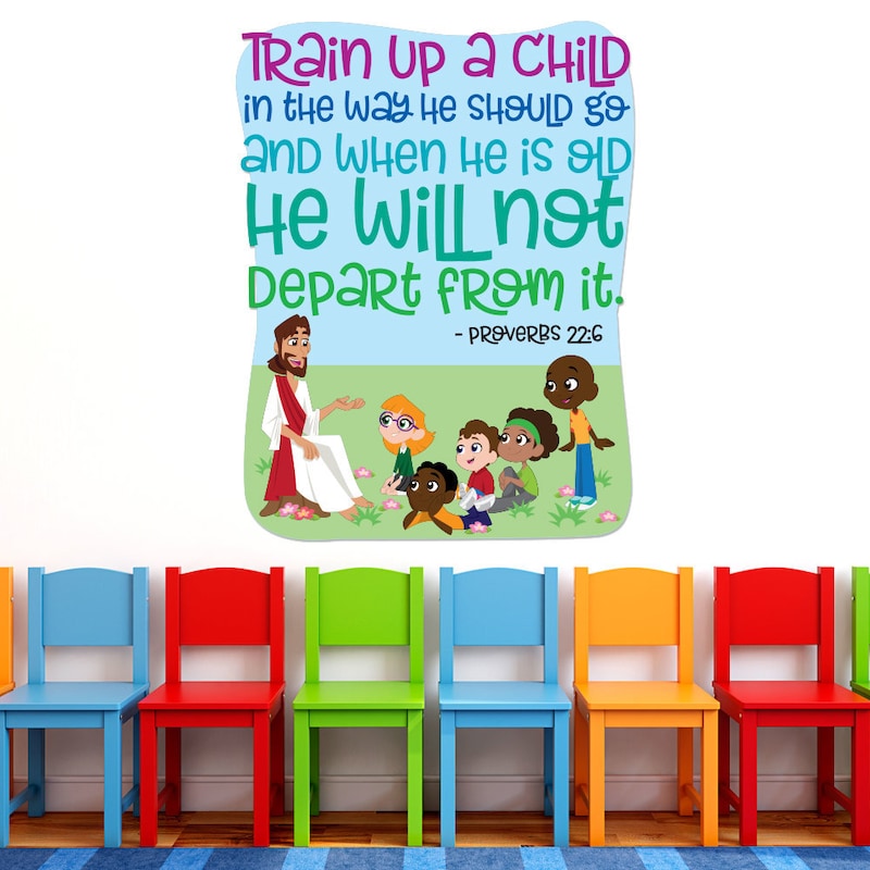 Sunday School Wall Decals - Etsy