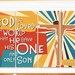 4 Banner Collage Set God so Loved the World, Sunday School Decor ...