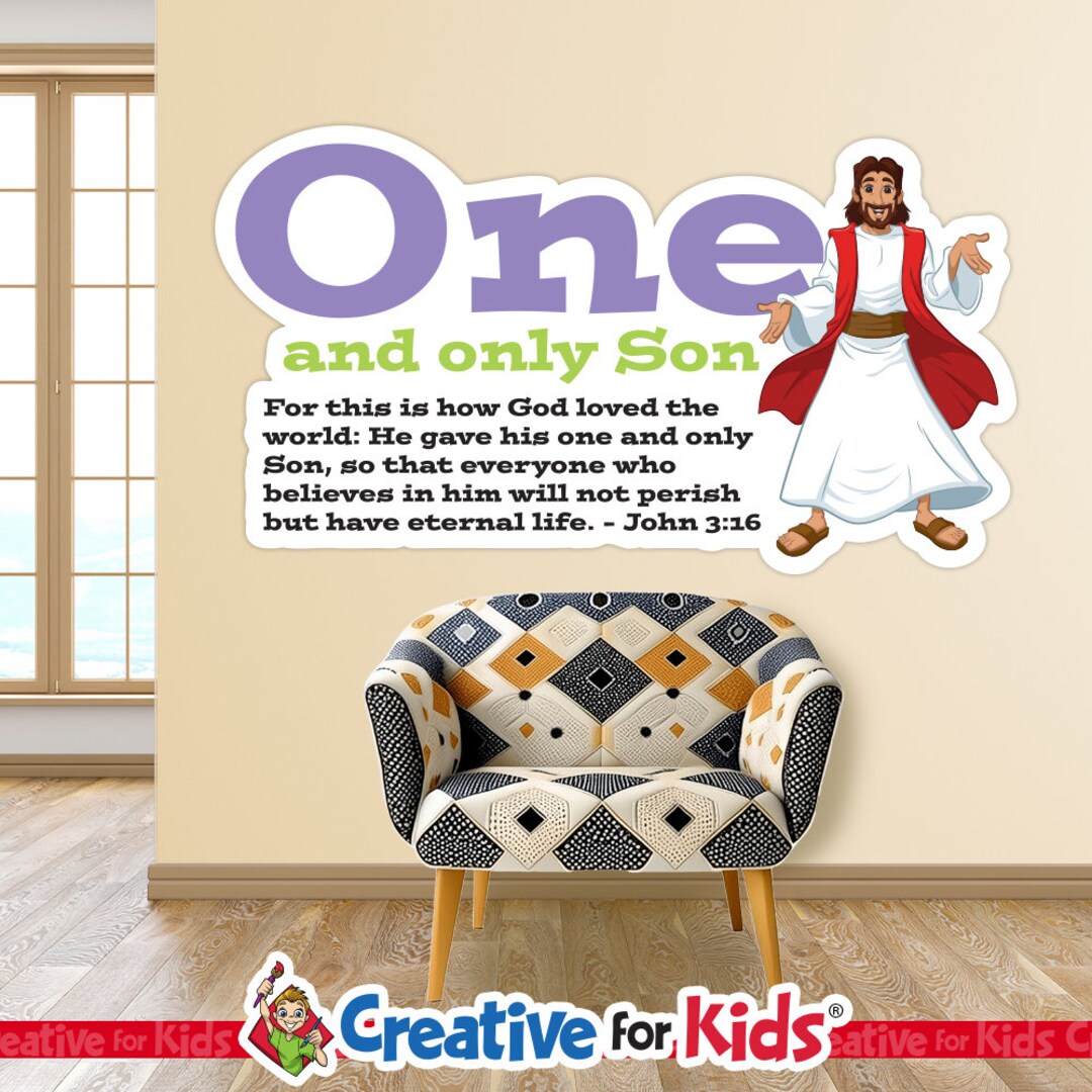 Jesus Wall Decal: Bible Story Classroom Decor - Etsy