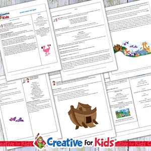 Noah Loads the Boat Preschool Bible Lesson, Sunday School Lesson, Bible ...