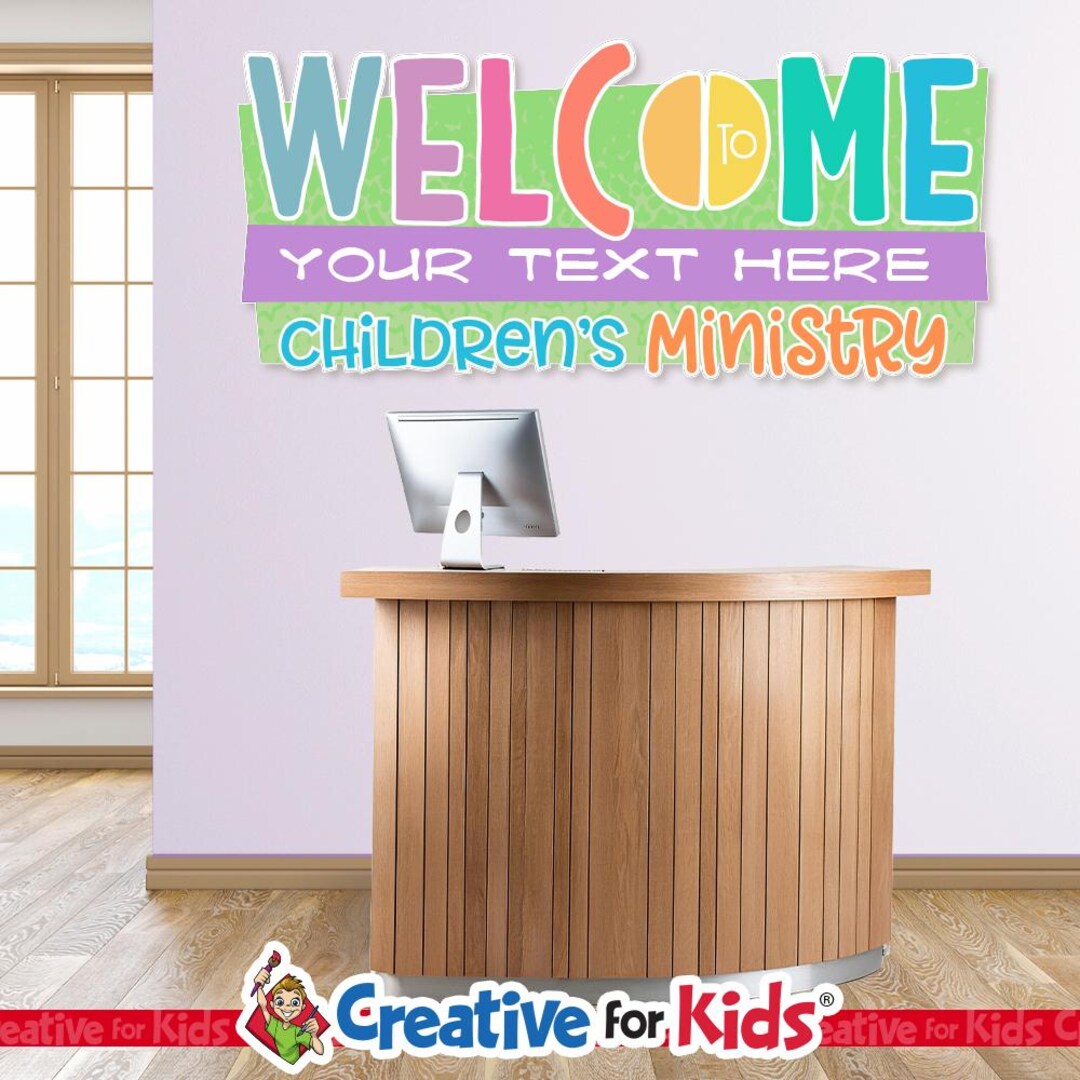 Custom Children's Ministry Welcome Wall Decal: Personalized Sign - Etsy