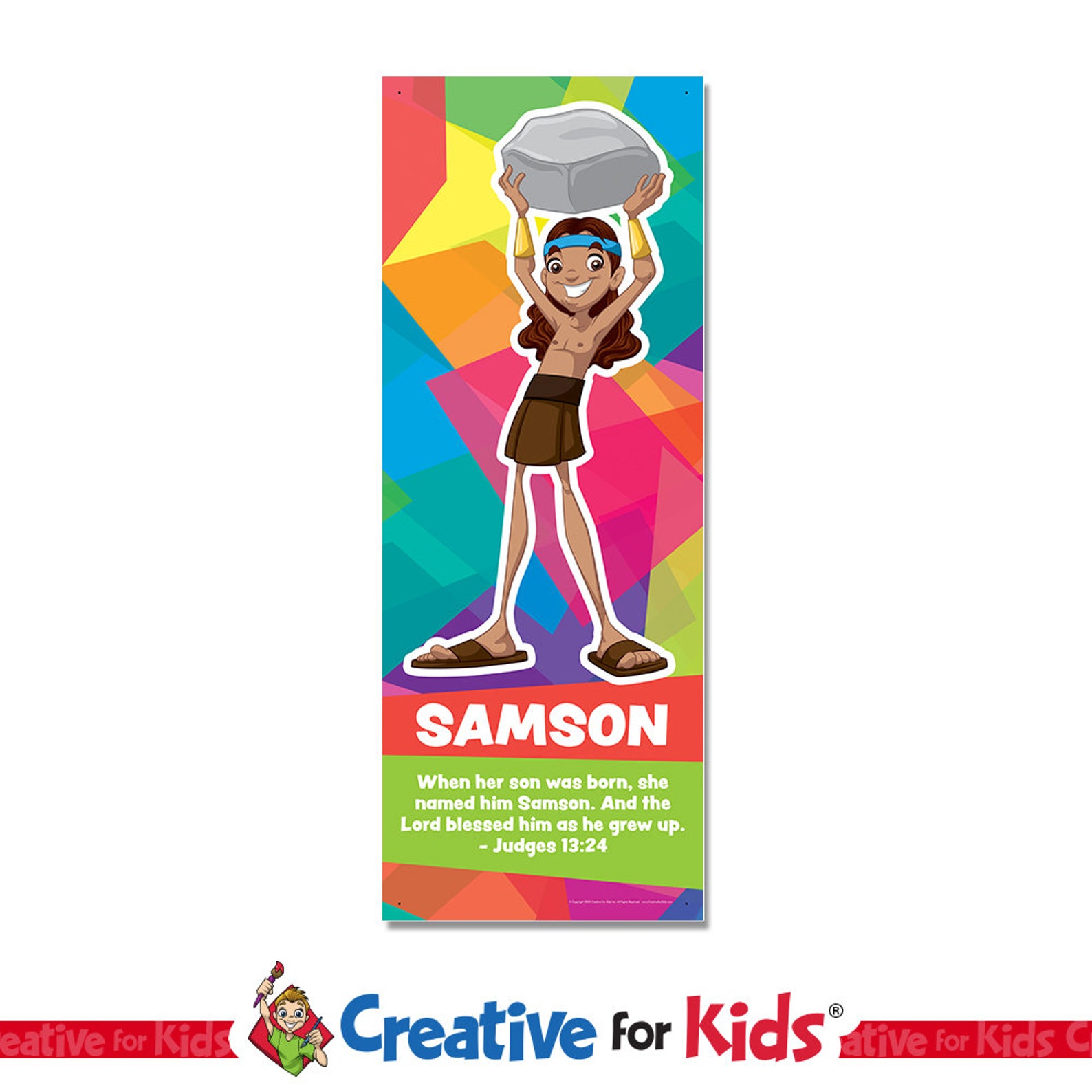 Samson Banner Sunday School Decor Sunday School Banner - Etsy