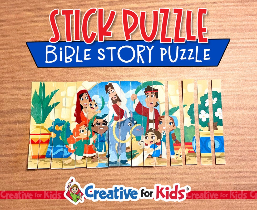 Palm Sunday, Stick Puzzle, Easter Craft, Digital Download 55 - Etsy