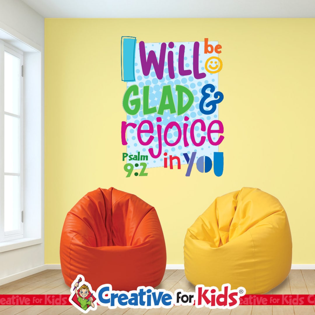 Sunday School Wall Decal for Elementary, Kindergarten Decor, or ...