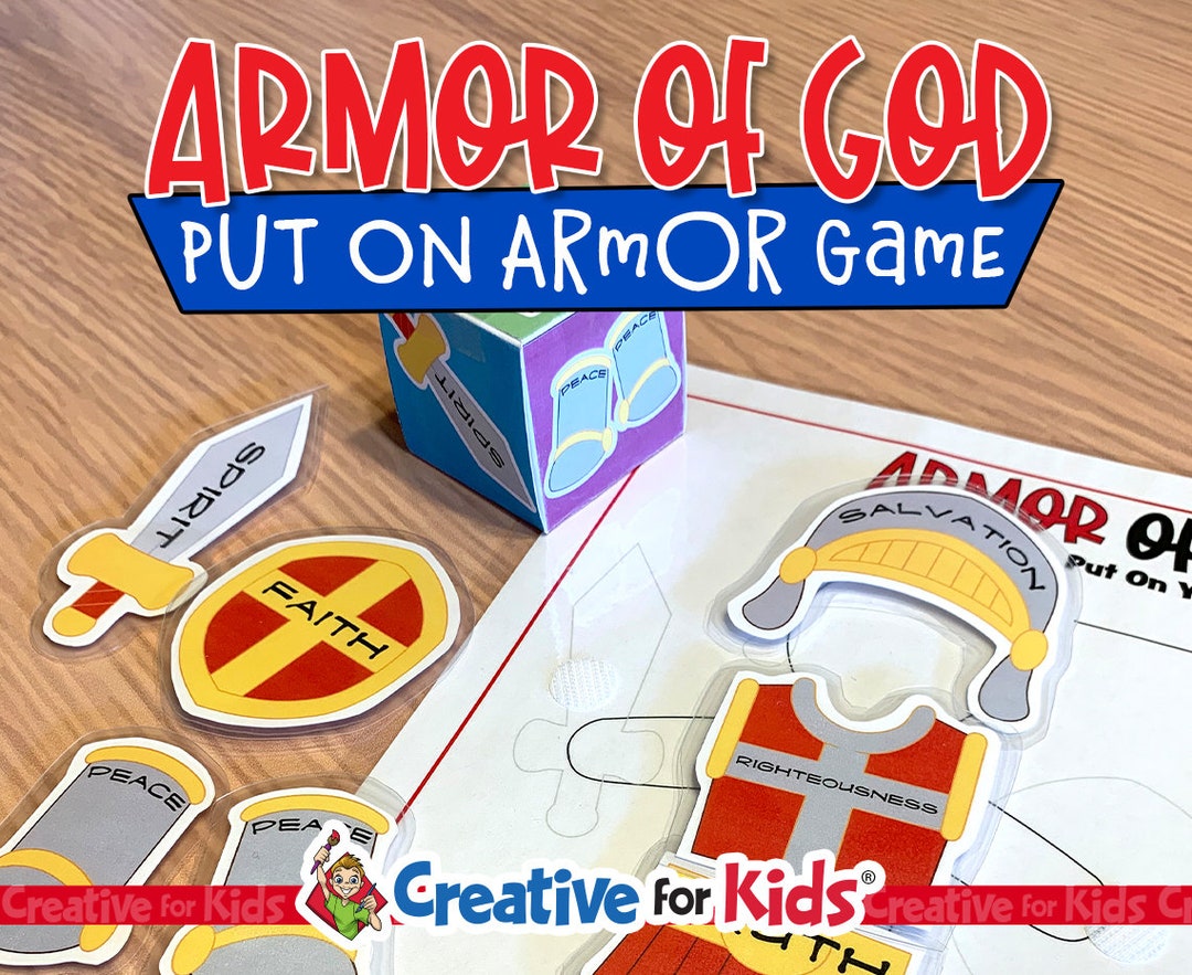 Armor of God Game, Sunday School Craft, Bible Printable, Sword of the ...