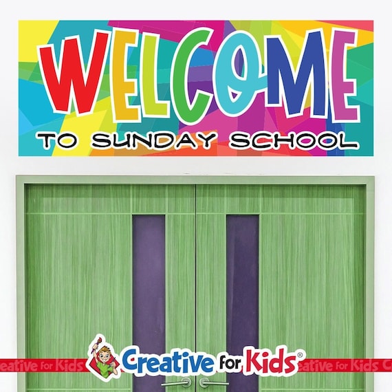 Welcome to Sunday School Decal Sunday School Decal Christian | Etsy