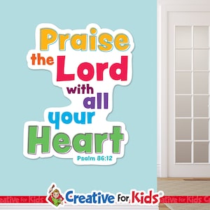 Sunday School Wall Decal for Elementary, Kindergarten Decor, or ...