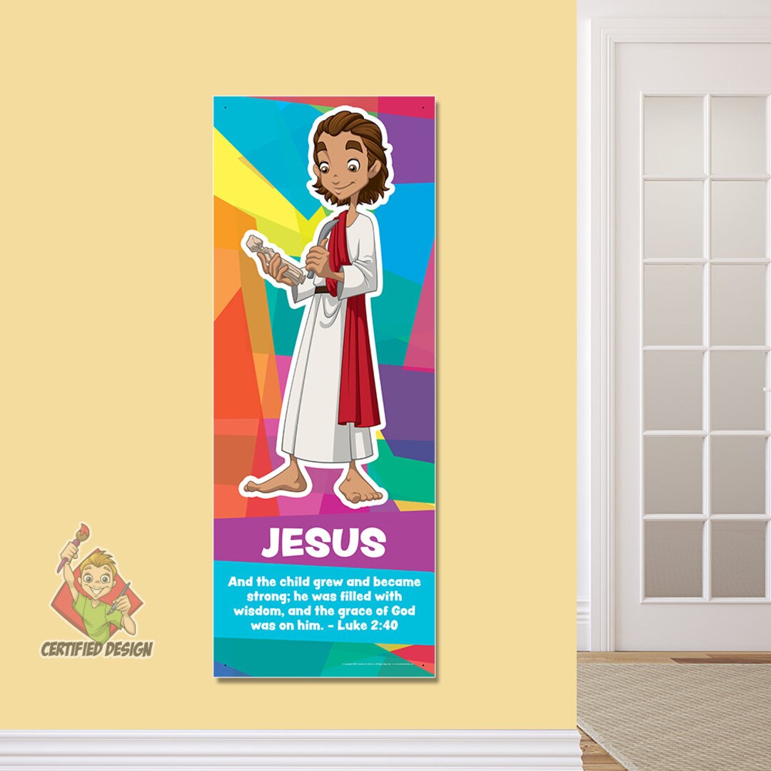 Jesus Banner, Sunday School Decor, Sunday School Banner, Sunday School ...
