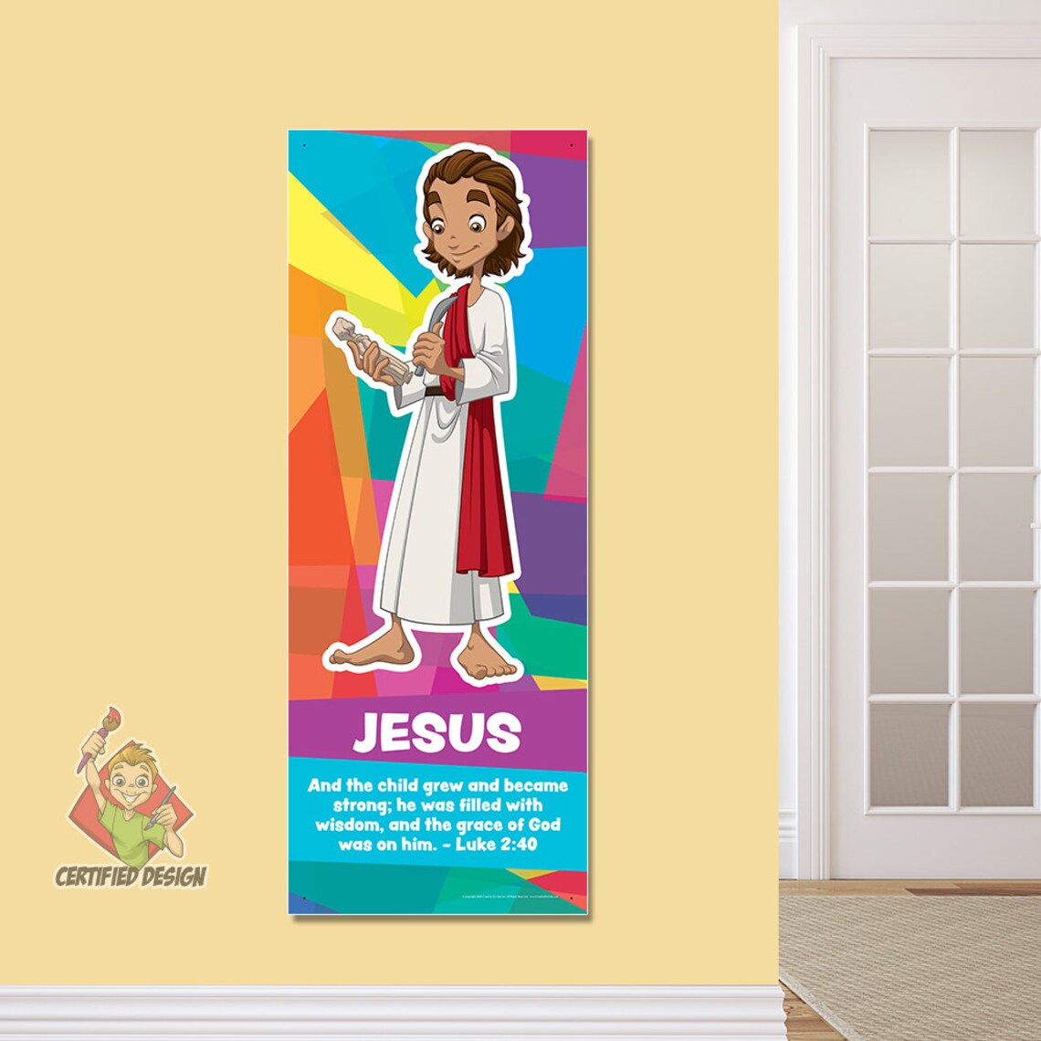 Jesus Banner Sunday School Decor Sunday School Banner - Etsy