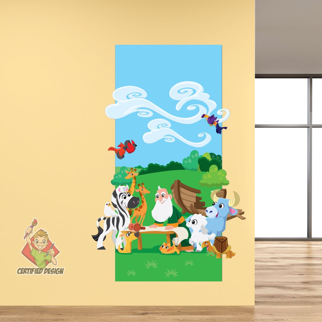 Bible Story Wall Decals for Preschool & Kindergarten Kids - Sunday ...