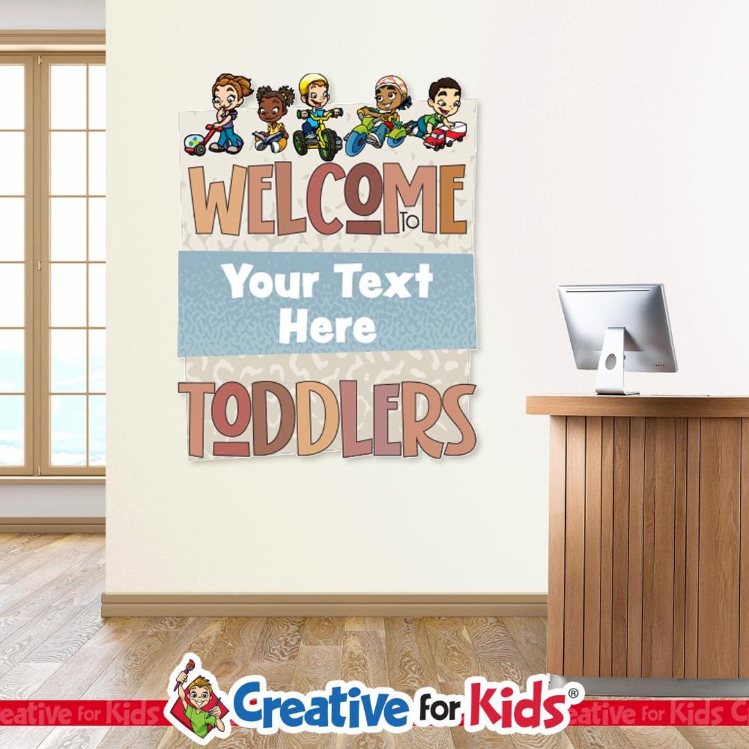 Customized Welcome to Toddlers Wall Decal, Custom Children's Decal ...