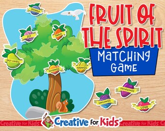 Fruit of the Spirit Homeschool Bible Lesson Sunday School - Etsy