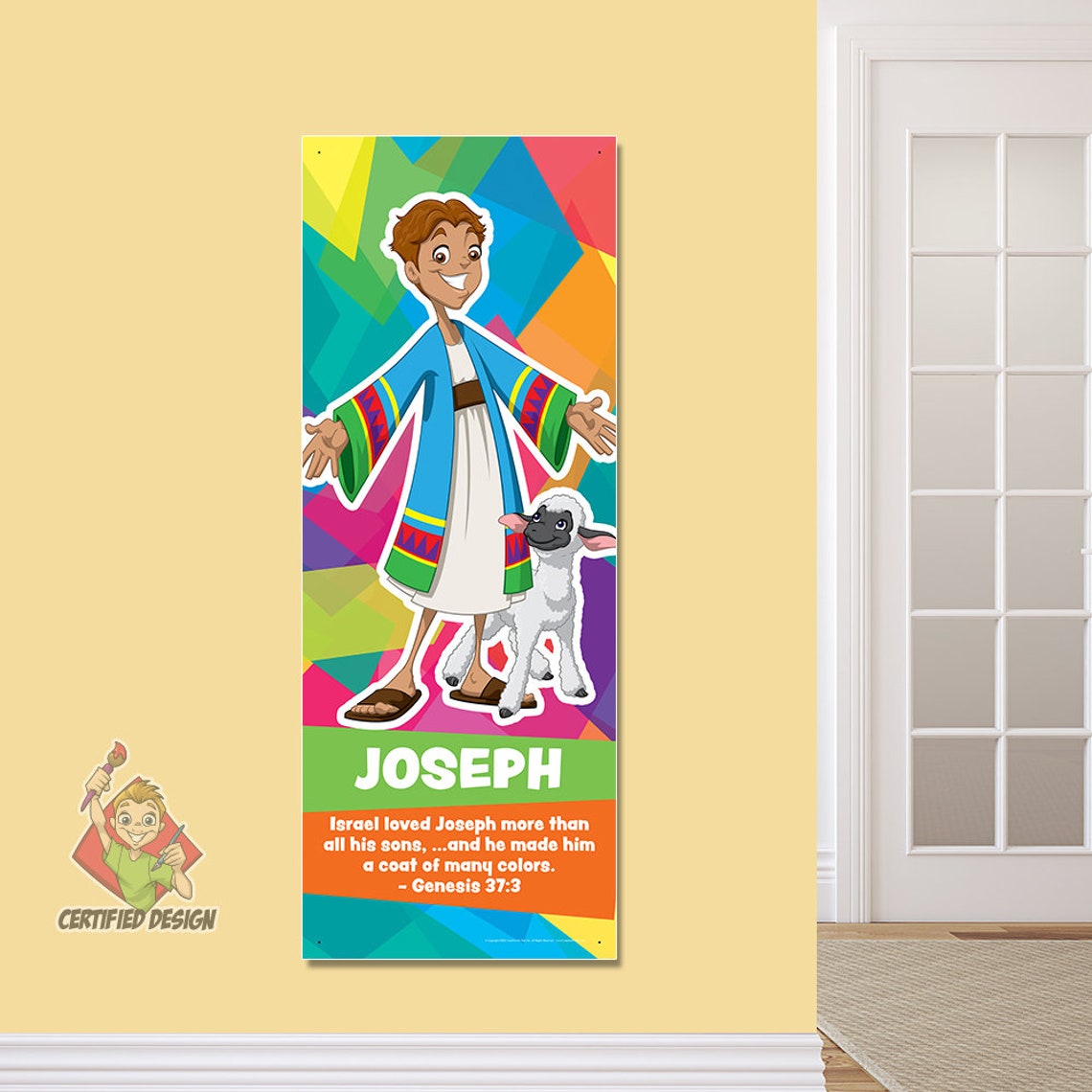 Joseph Banner Sunday School Decor Sunday School Banner - Etsy