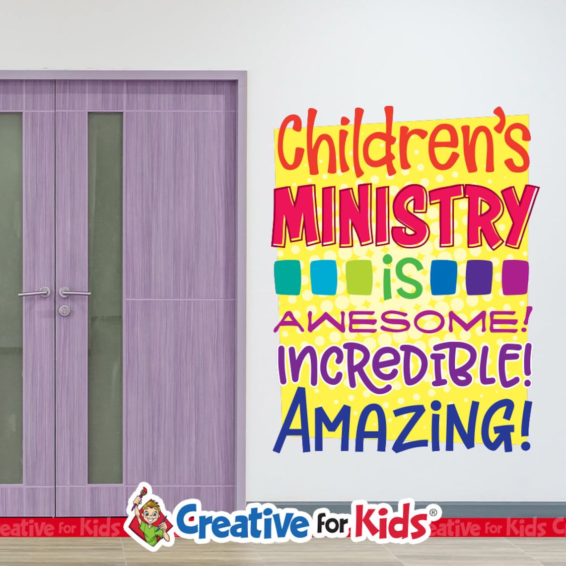 Sunday School Decal Children's Ministry is Awesome - Etsy