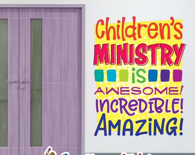 Sunday School Decal Hello Welcome to Children's | Etsy