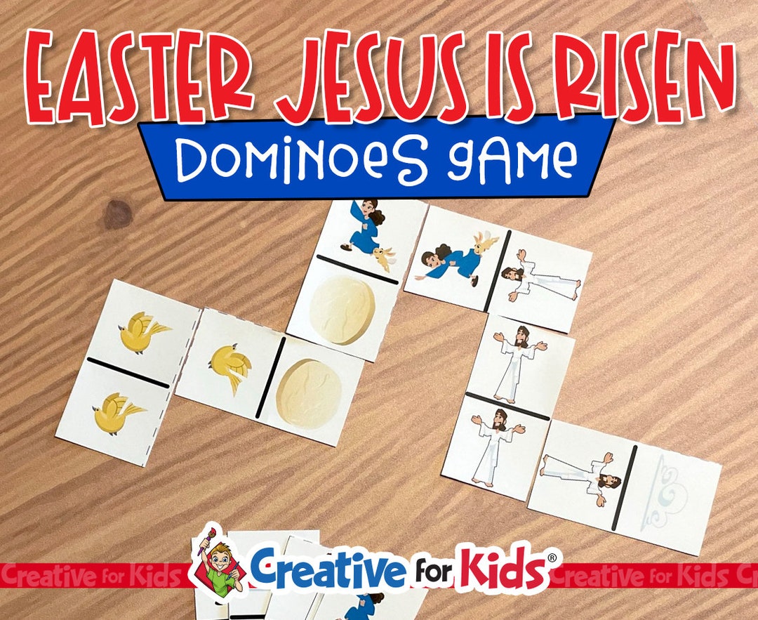 Easter Jesus is Risen Bible Dominoes Game Digital Download 77 - Etsy