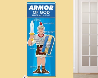 Armor of God Banner, Banner for Christian Families, Teens, Bible Study ...