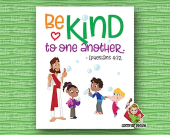 Sunday School Songs Nursery Wall Art Christian Kids Bible