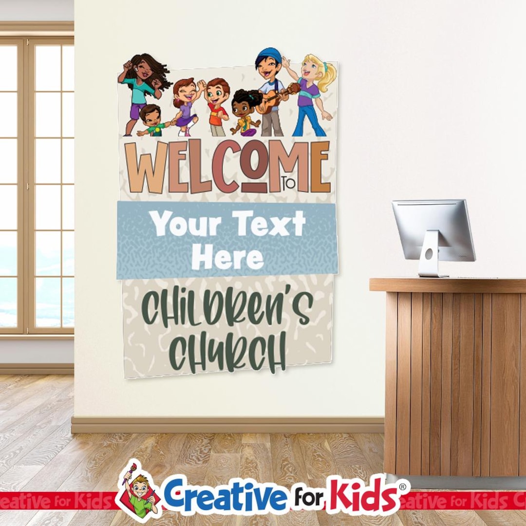 Customized Welcome to Children's Church Wall Decal, Custom Children's ...