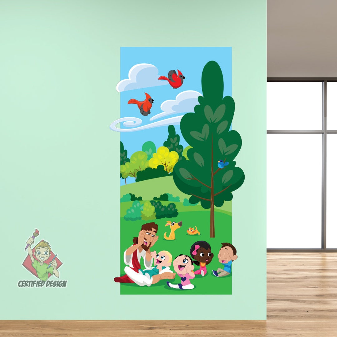 Bible Story Wall Decals for Preschool & Kindergarten Kids - Sunday ...