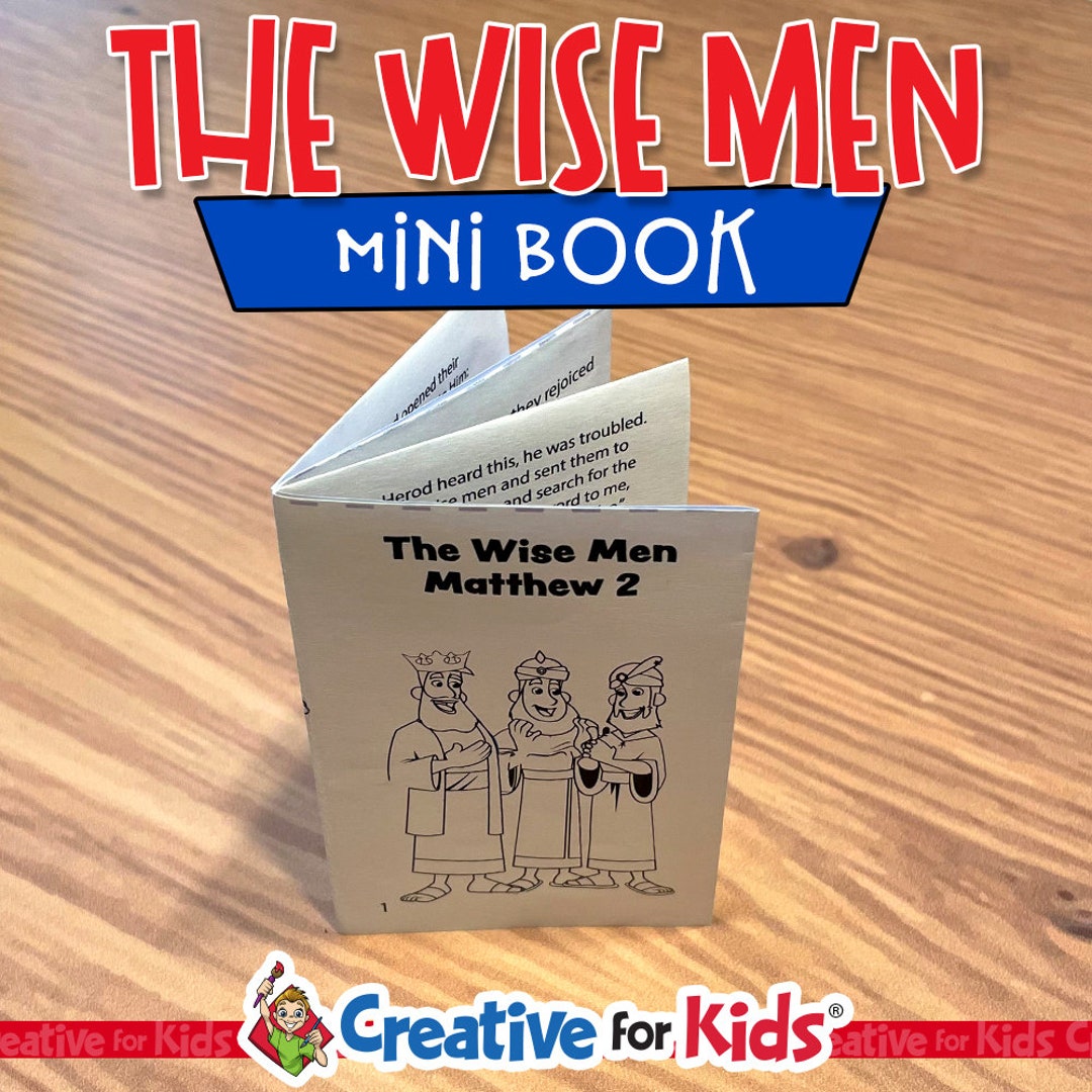 The Wise Men Mini Book, Nativity Story, Christmas Craft, Nativity ...